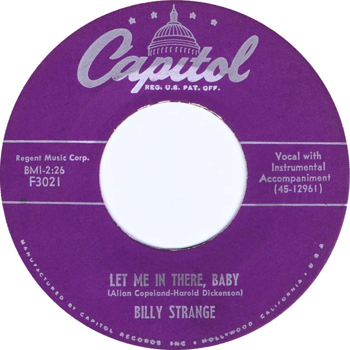 RCS Label Shot for Capitol (Calif.) 3021