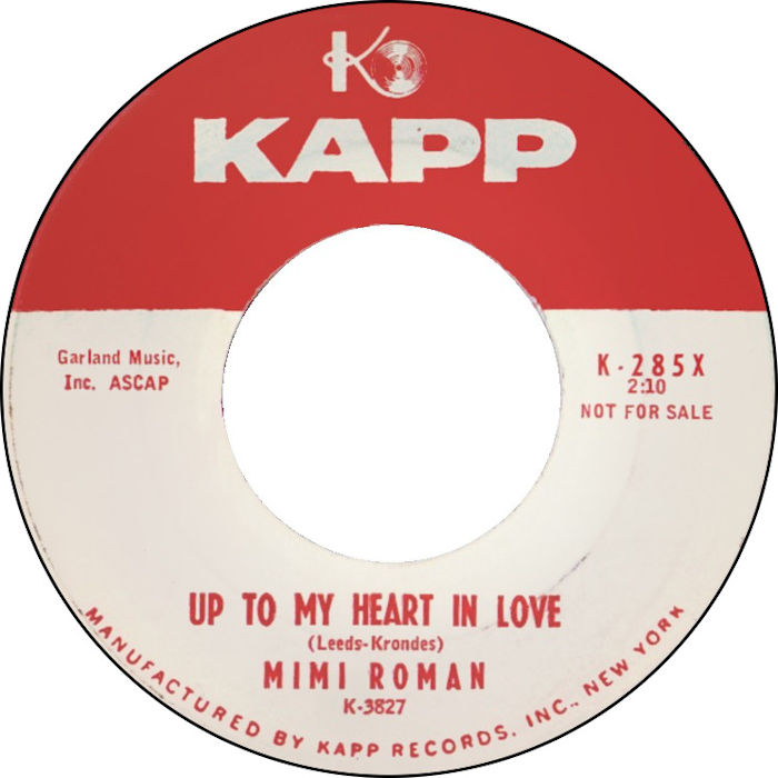 RCS Label Shot for Kapp (N.Y.) 285